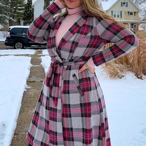 torrid | Jackets & Coats | Torrid Pink Plaid Longline Blazer ...